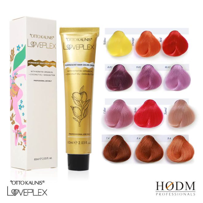 LOVEPLEX permanent hair color cream - ottokaunis Loveplex